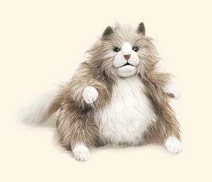 Fluffy Cat Puppet by Folkmanis — Nurtured